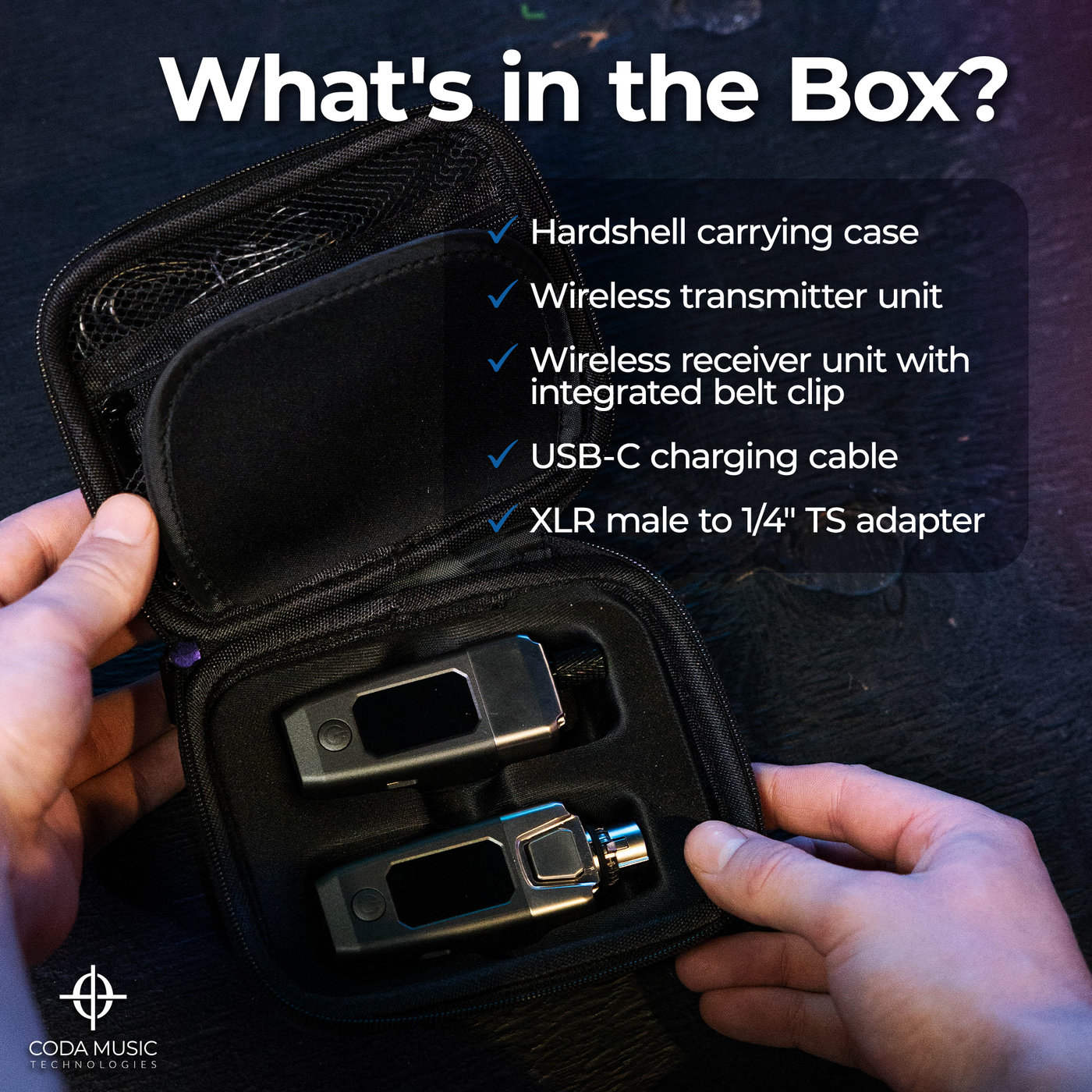 AirSync IEM Professional Wireless In Ear Monitors – Coda Music Technologies